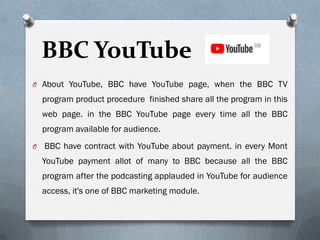 BBC marketing strategy plan | PPT