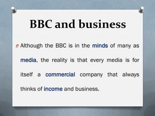 BBC marketing strategy plan | PPT