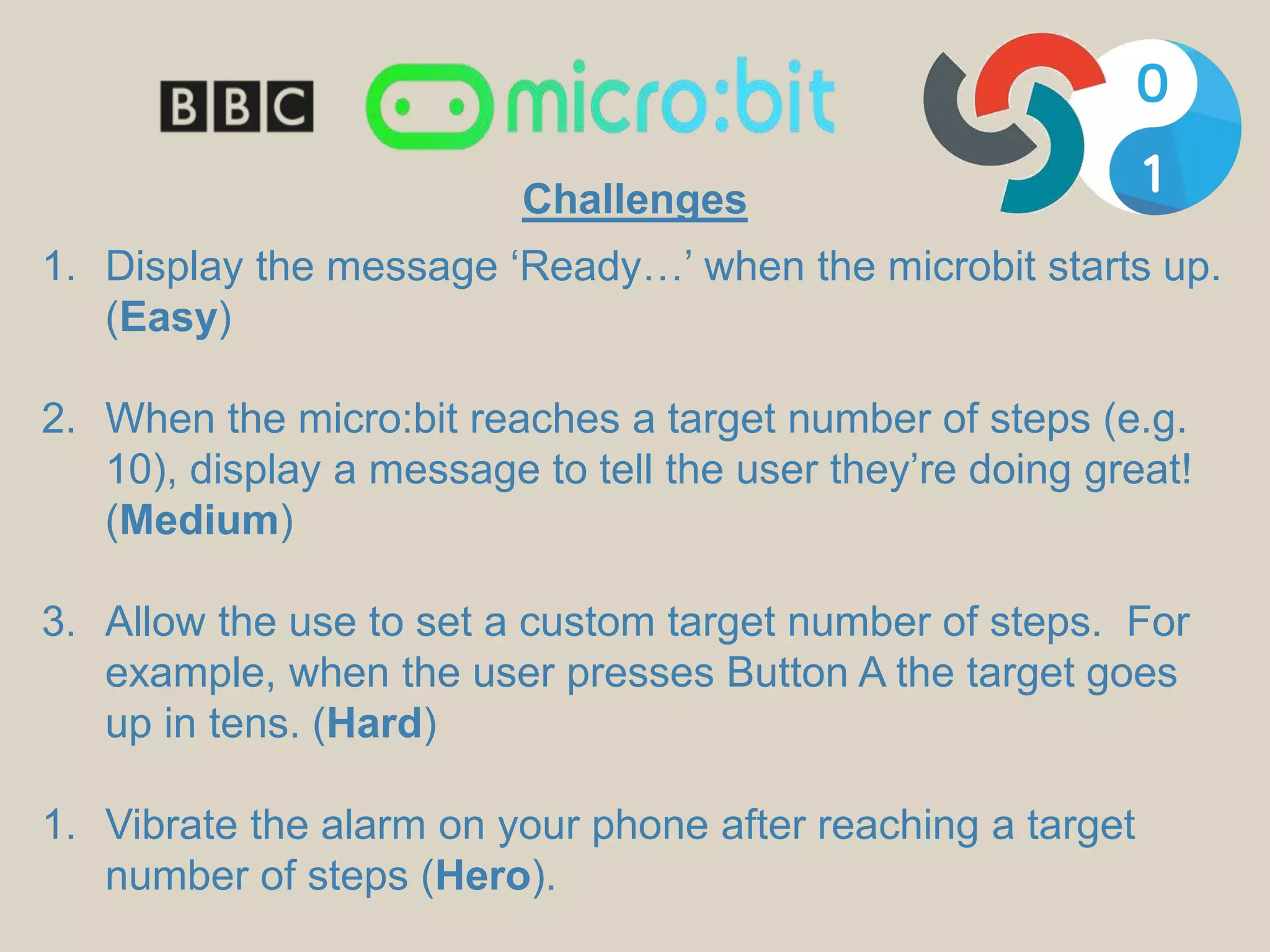 BBC Micro:bit Introduction | PPTX