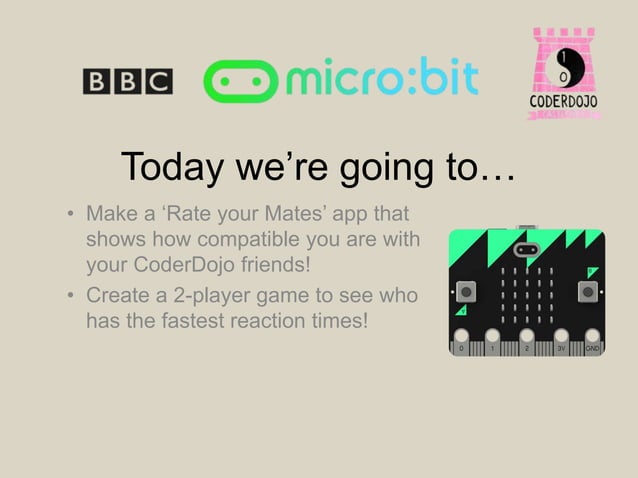 BBC Micro:bit Introduction | PPTX