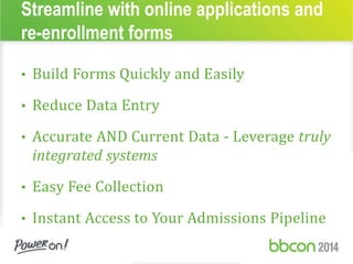 Creating a VIP Admissions and Re-Enrollment Experience | PPT