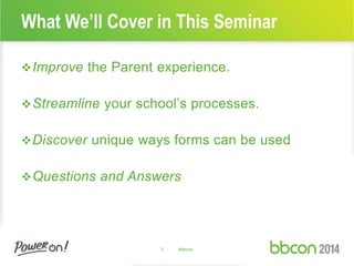 Creating a VIP Admissions and Re-Enrollment Experience | PPT