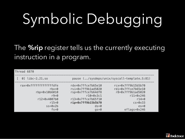 Symbolic Debugging With Dwarf