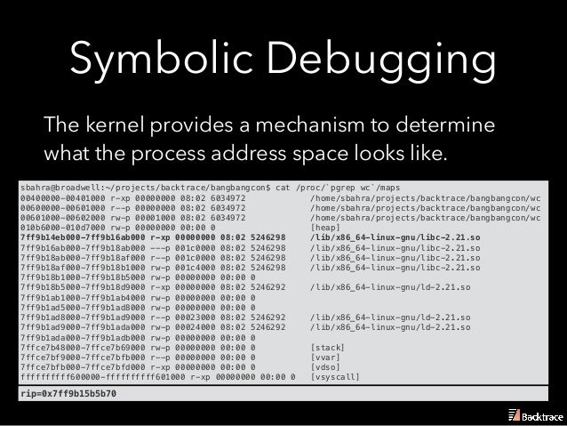 Symbolic Debugging With Dwarf