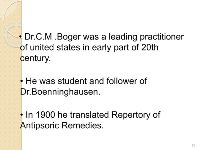 BOGER BOENINGHAUSENS CHARACTERISTICS AND REPERTORY | PPTX