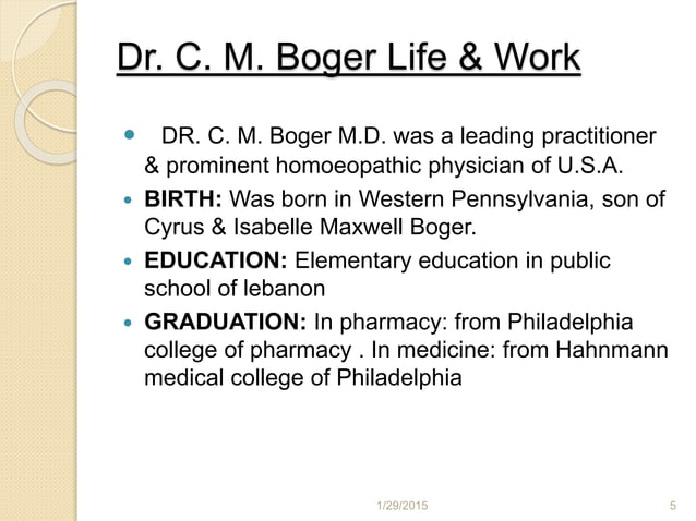BOGER BOENINGHAUSENS CHARACTERISTICS AND REPERTORY | PPTX