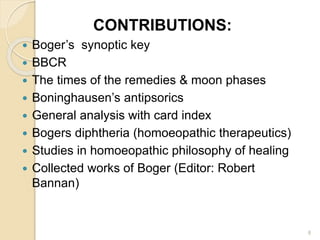 BOGER BOENINGHAUSENS CHARACTERISTICS AND REPERTORY | PPTX