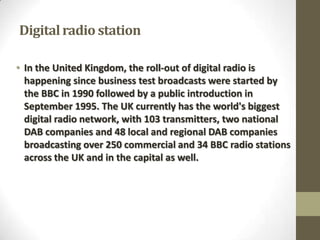 Bbc radio by fateha | PPT