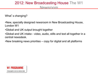 BBC reshaping the newsroom .ppt