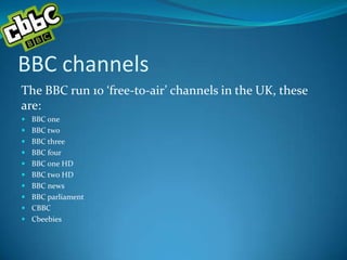 Bbc television by connor | PPT