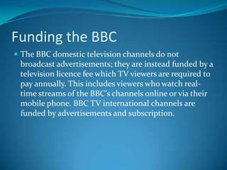 Bbc television by connor | PPT