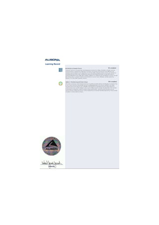 learner record | PDF