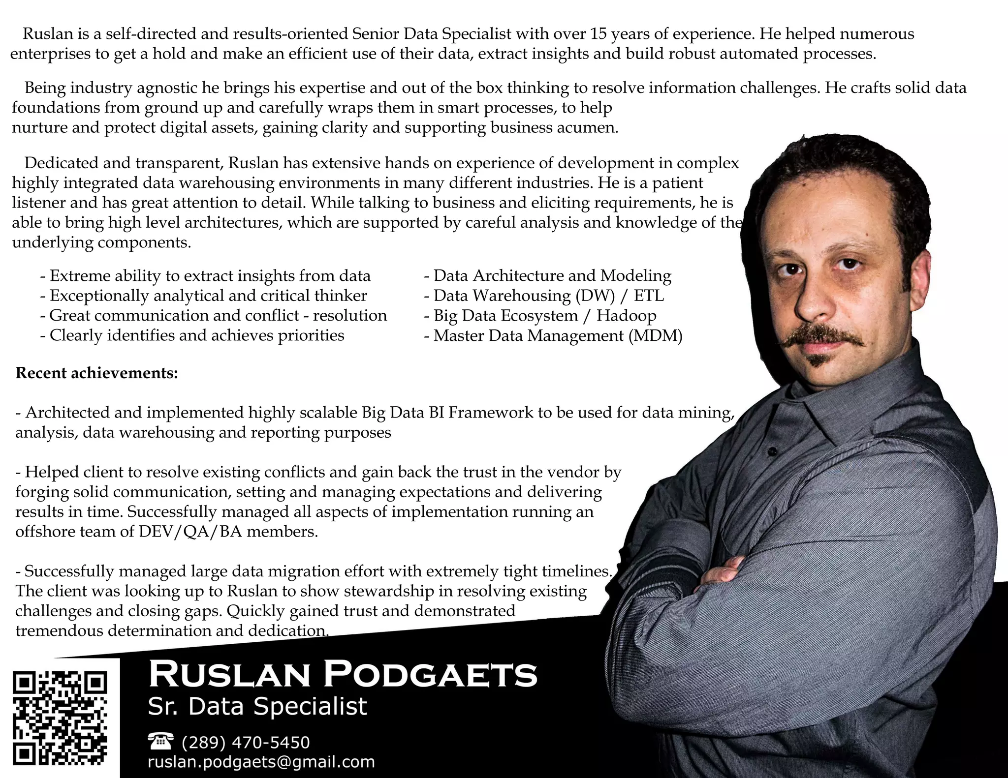 Bio of Ruslan Podgaets | PPT