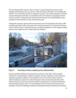 01 Redevelopment of the Proctor Hydroelectric Powerstation ...