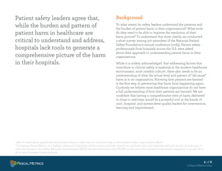 Pascal Metrics - Current Use Of Technology In Automating Patient Harm ...