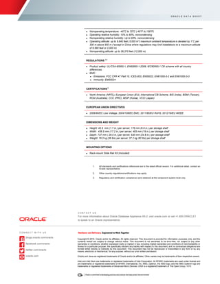 oda-x5-2-DATA SHEET | PDF | Databases | Computer Software and Applications