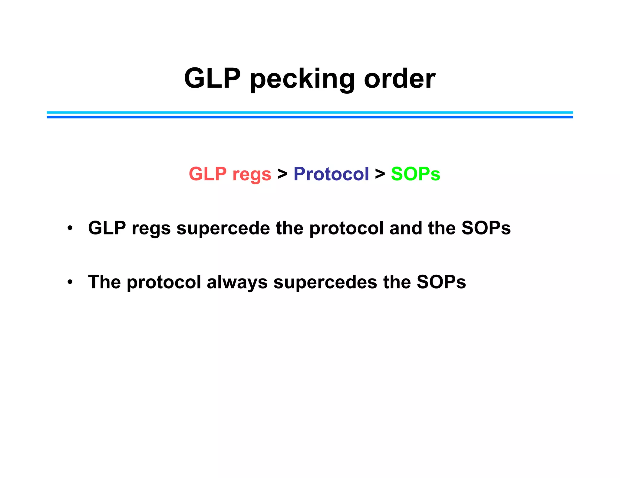 Glp Vs Gmp Vs Gcp Comparasation Pdf