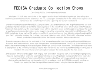 My Background in Events Management | PPT