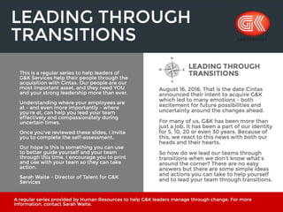 Leading Through Uncertainty Blog 1SW | PDF