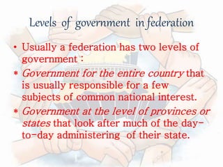 FEDERALISM | PPTX
