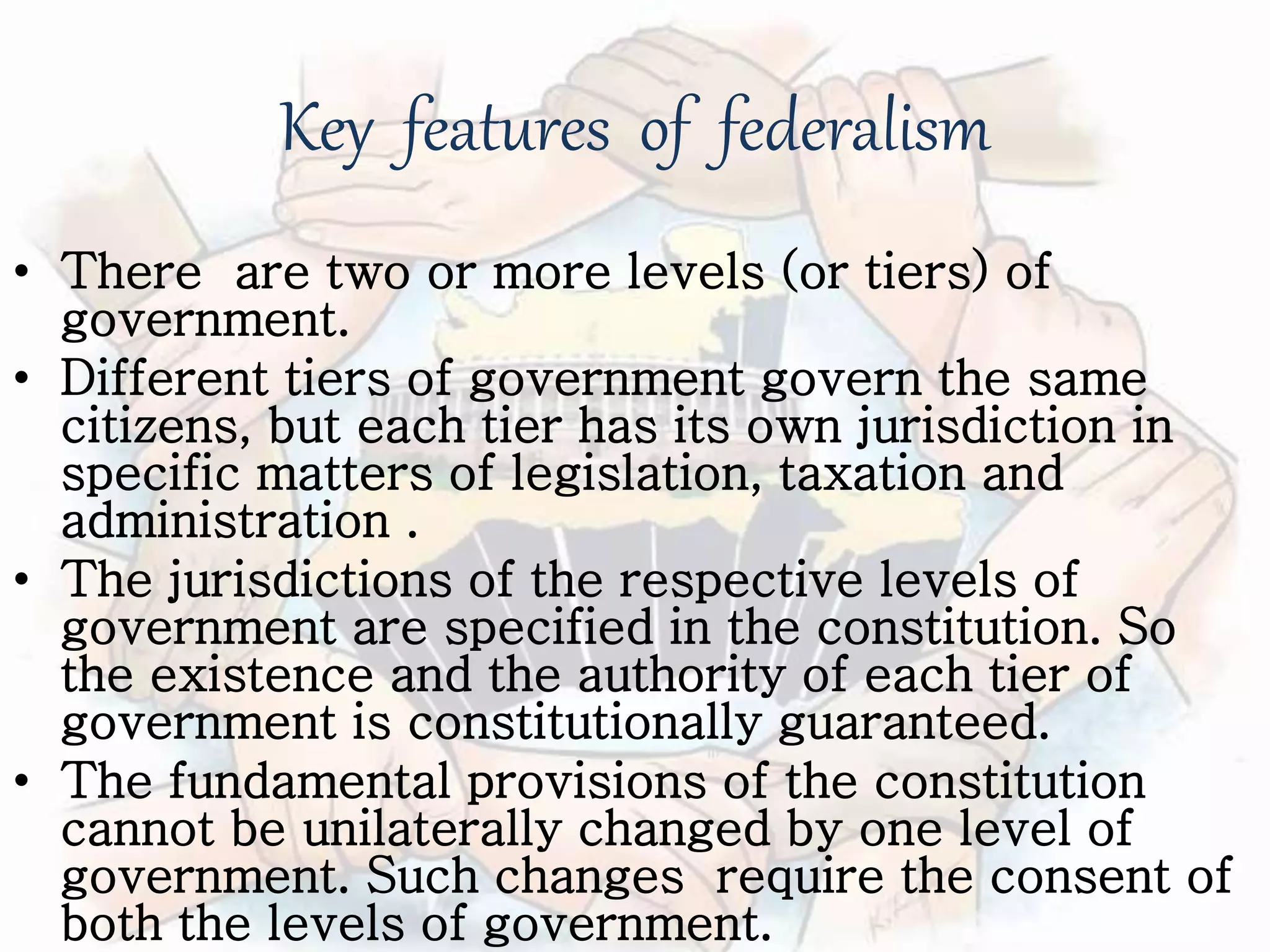 Class 10 ppt on ch federalism By Vishal kumar | PPTX