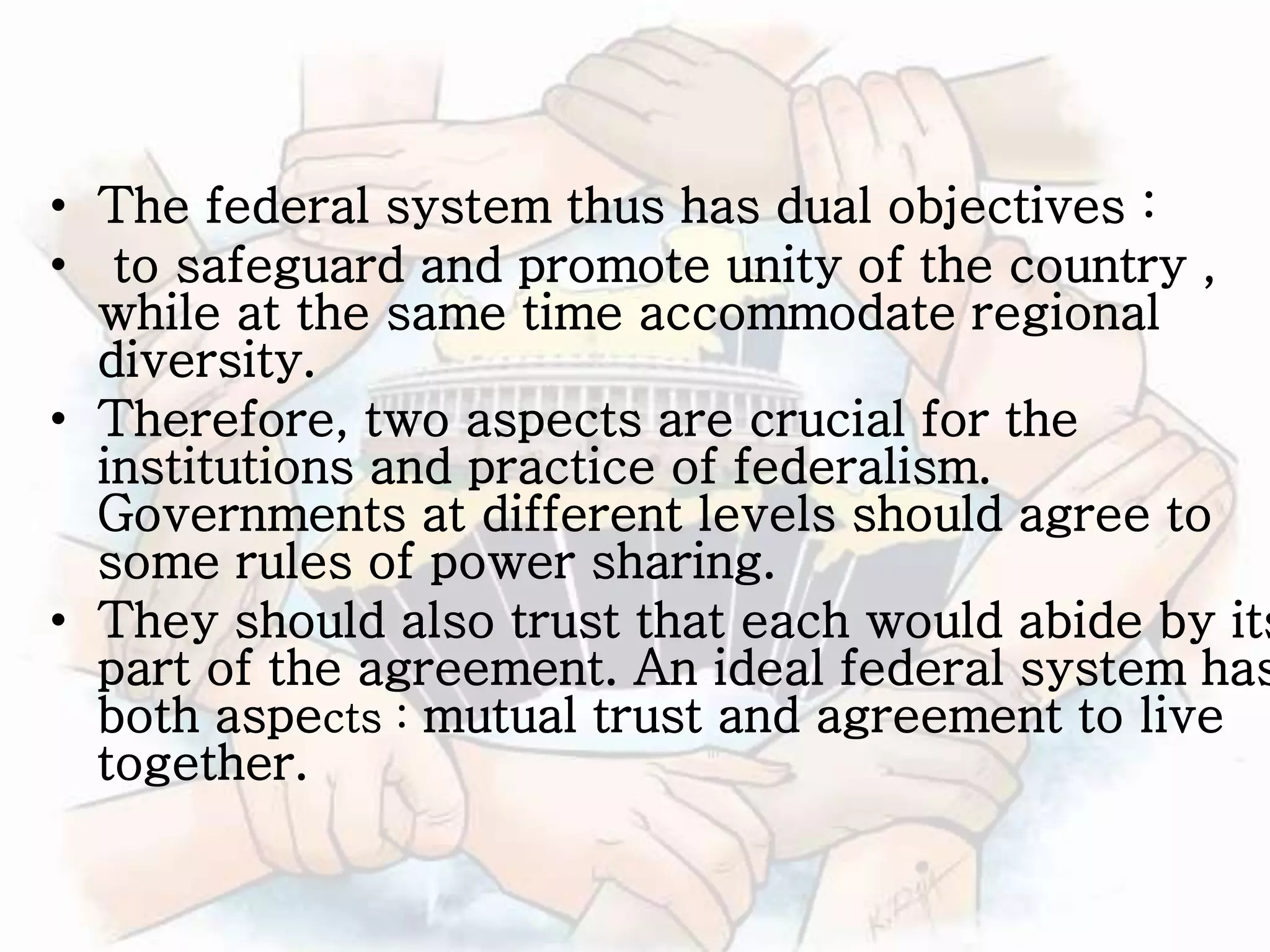 Class 10 ppt on ch federalism By Vishal kumar | PPTX