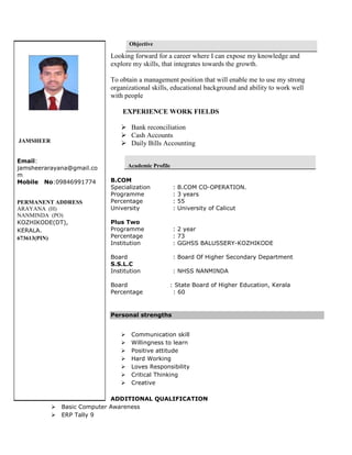 JAMSHEER RESUME11-3-15 | DOCX
