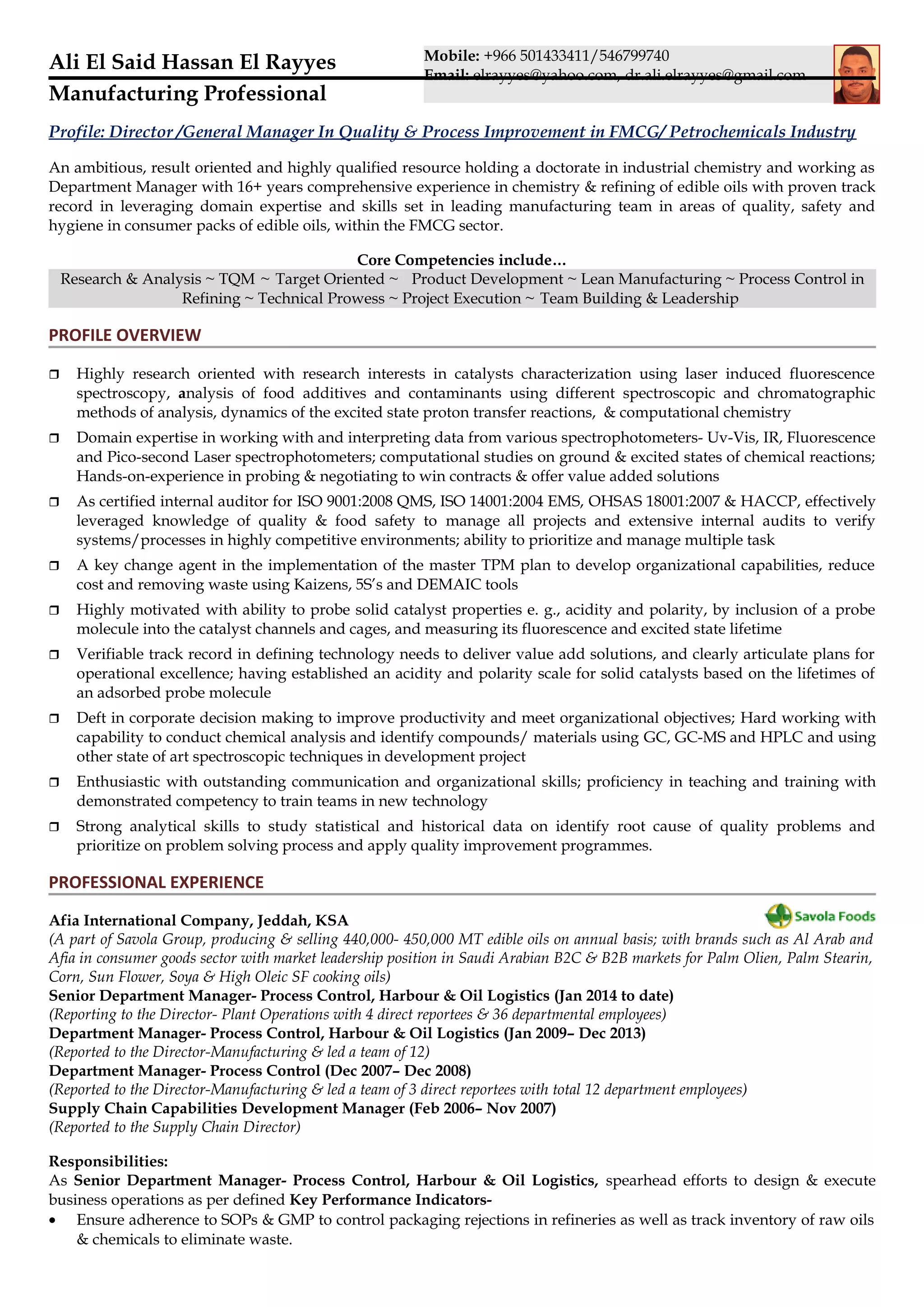 Resume-Ali El Rayyes | PDF