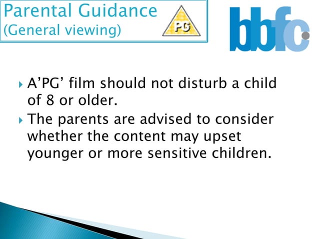 BBFC guidelines | PPTX