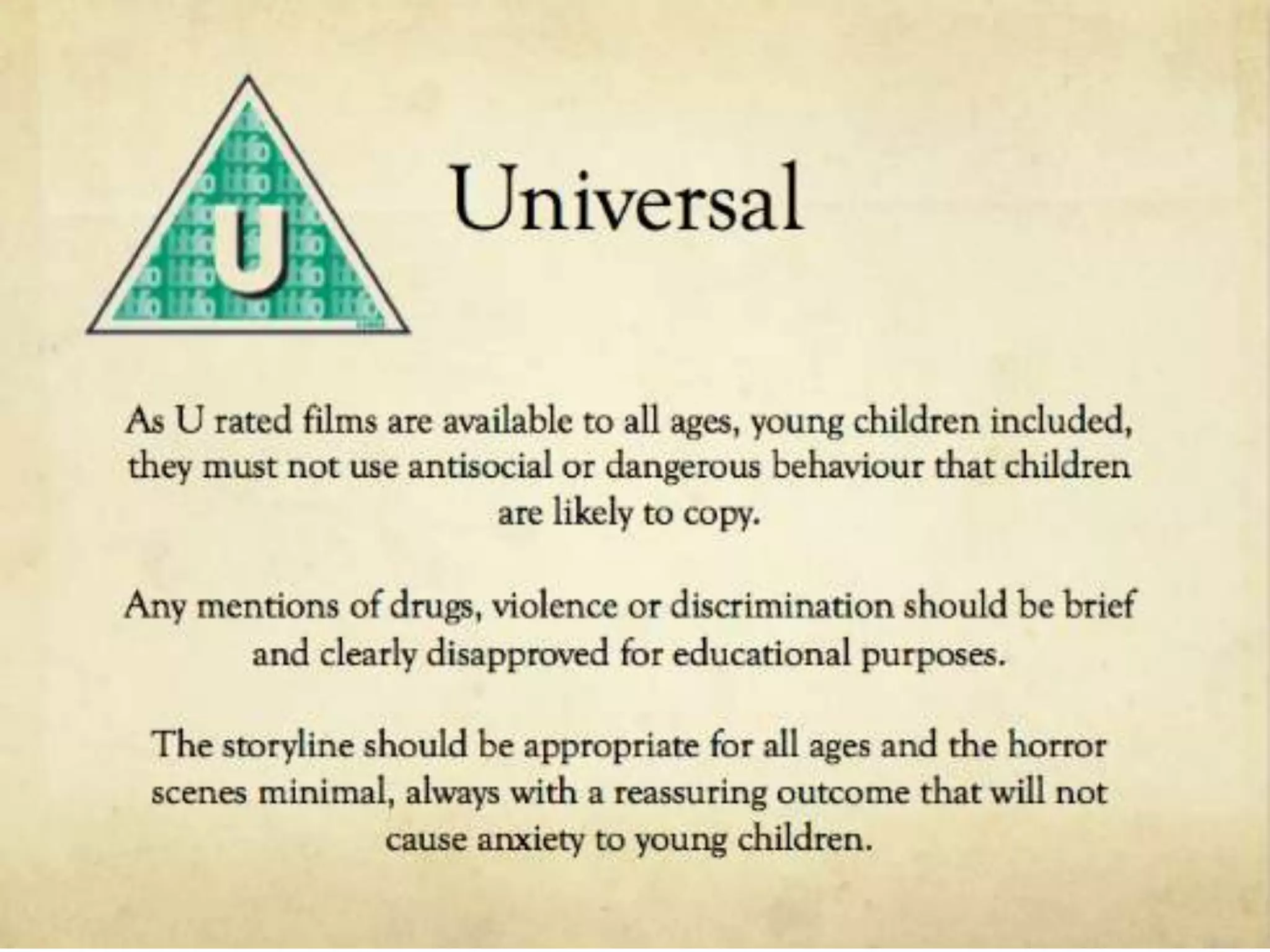 BBFC classifications | PPTX