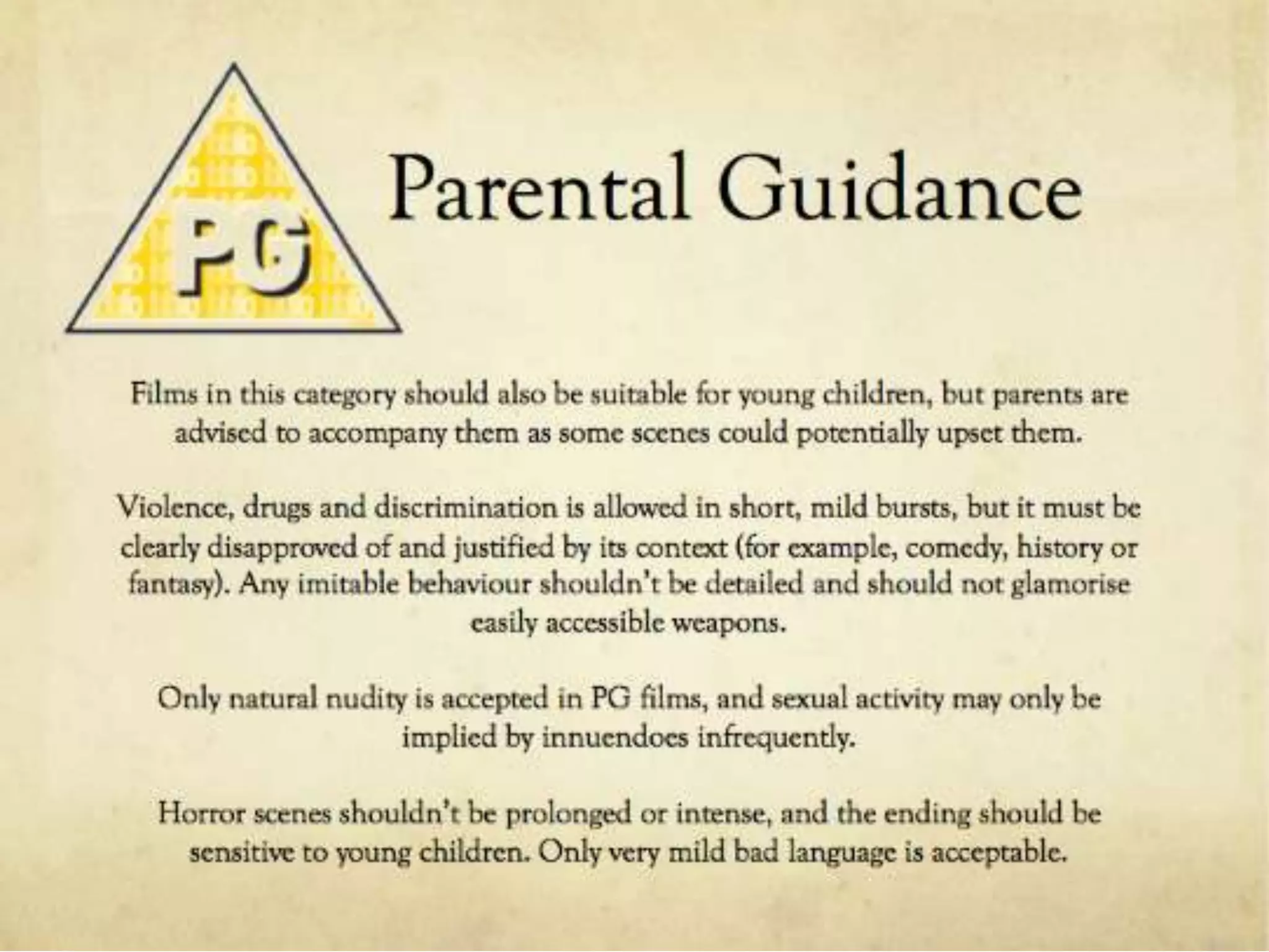 BBFC classifications | PPTX