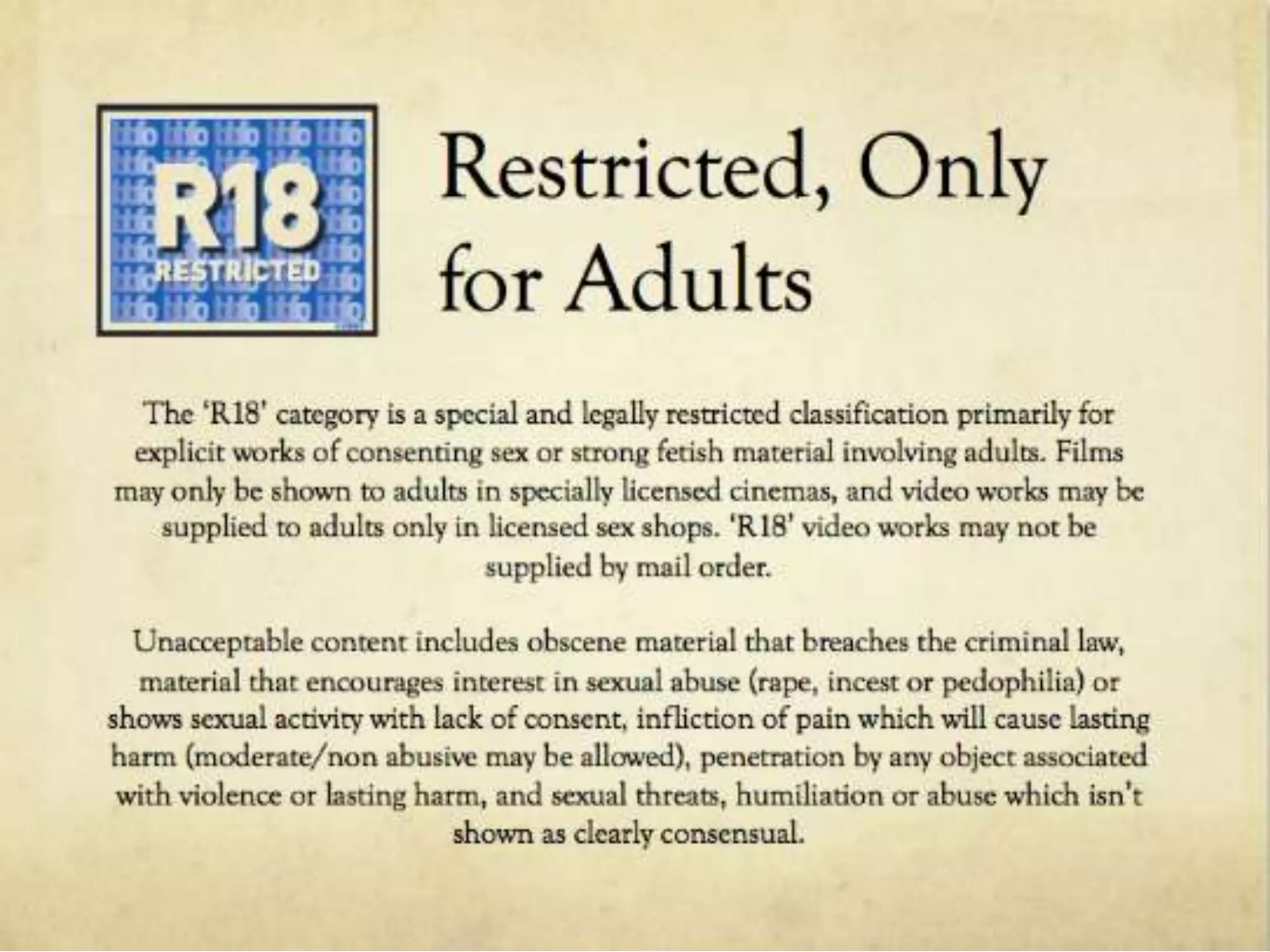 BBFC classifications | PPTX