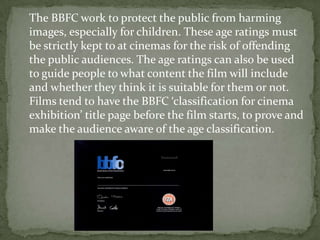 The British Board of Film Classification | PPT