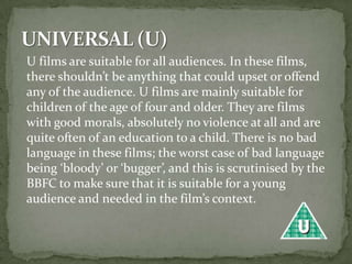 The British Board of Film Classification | PPTX