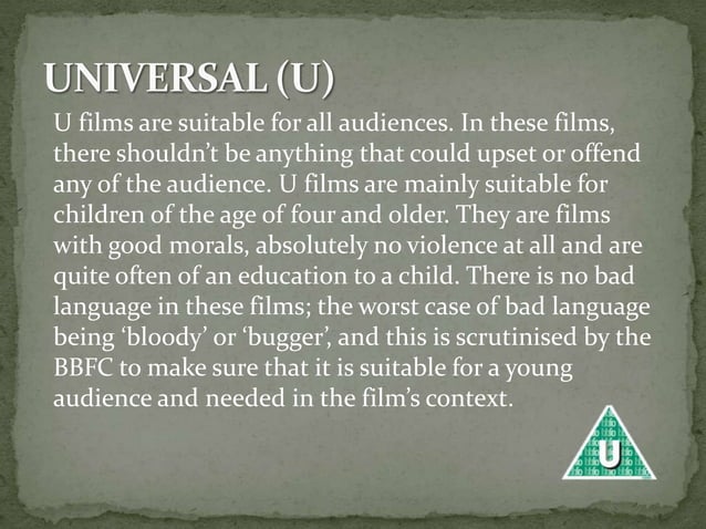 The British Board of Film Classification | PPT