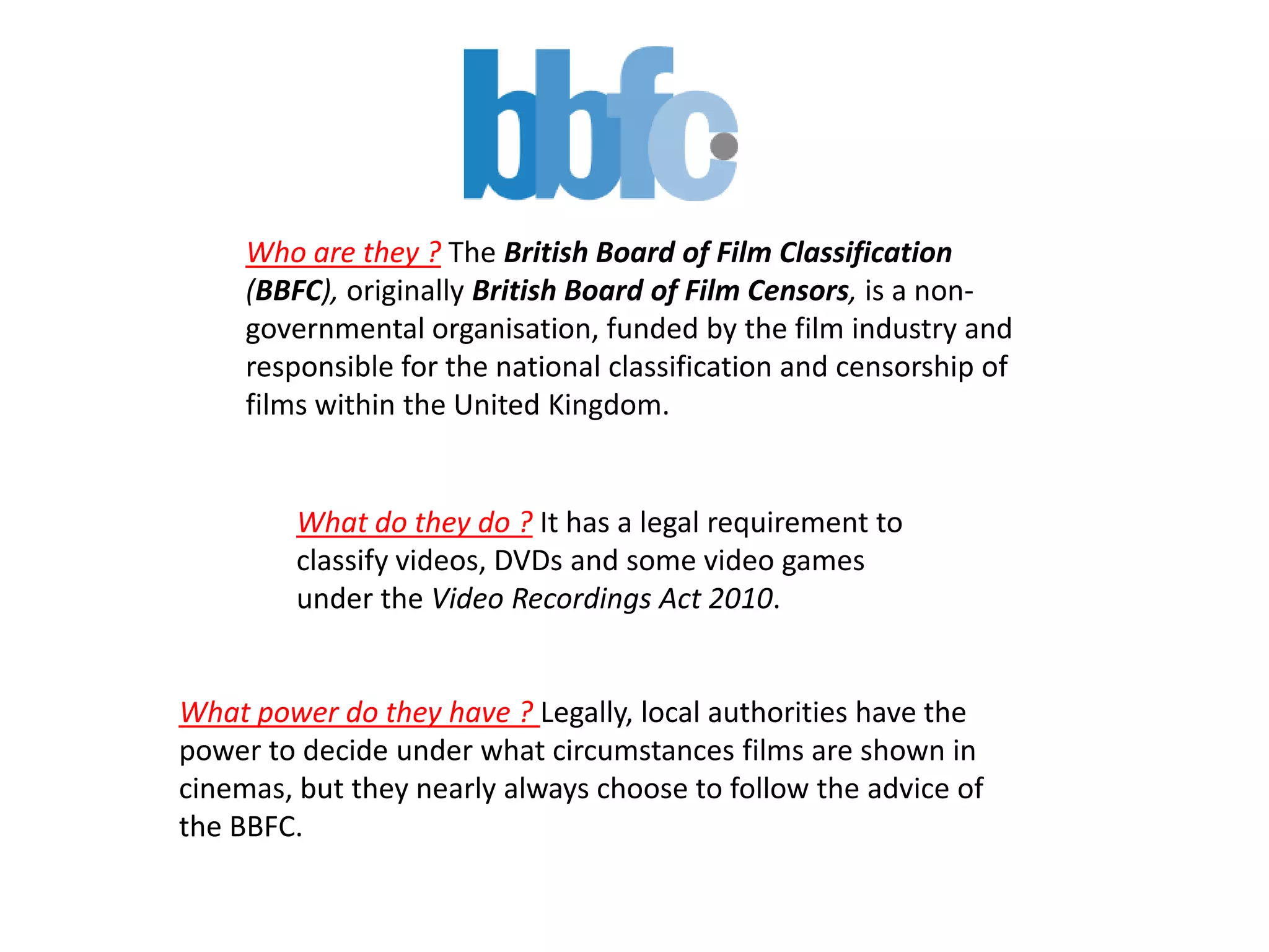 BBFC | PPT