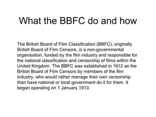 Bbfc | PPT
