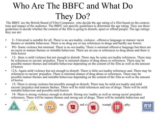 BBFC Classification | PPT