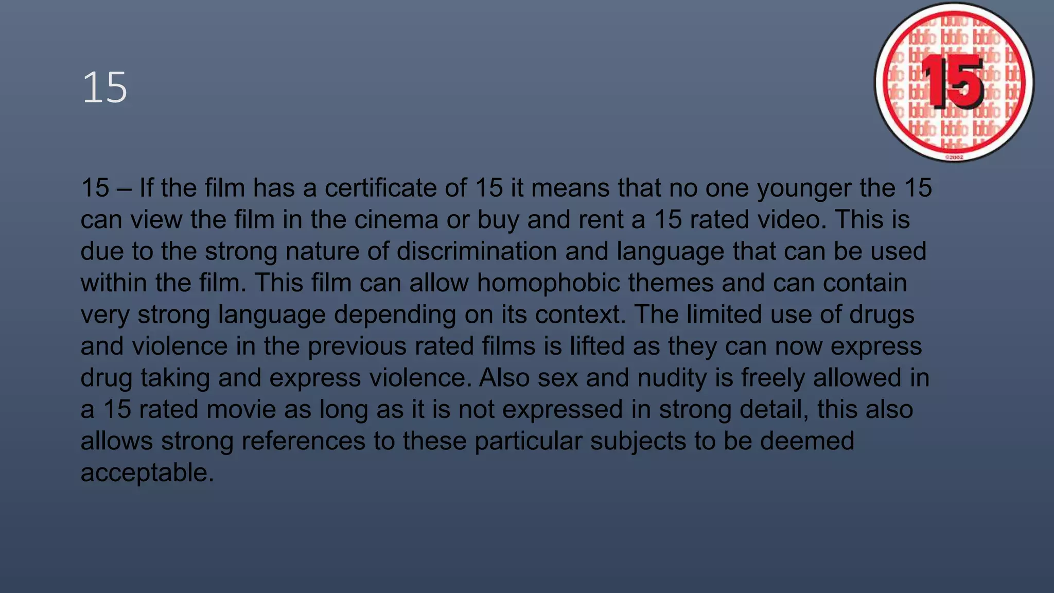 British Board of Film Classification | PPTX