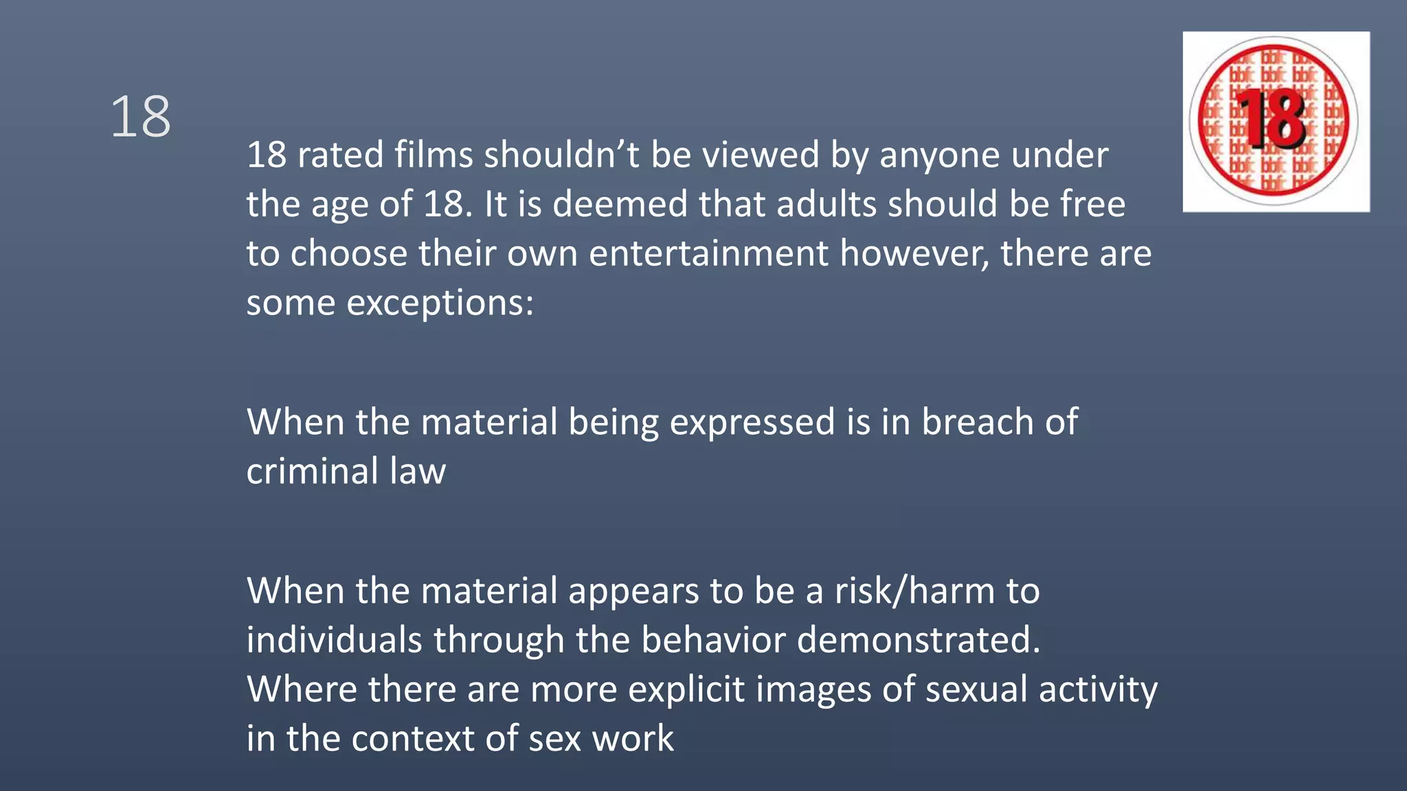 British Board of Film Classification | PPTX