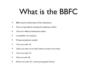 British Board of Film Classification | PPT
