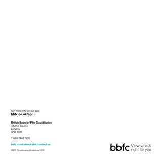 Bbfc classification-guidelines | PDF | Debated Sensitive Social Issues | Sensitive Topics
