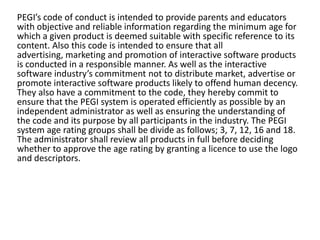 BBFC and PEGI | PPTX