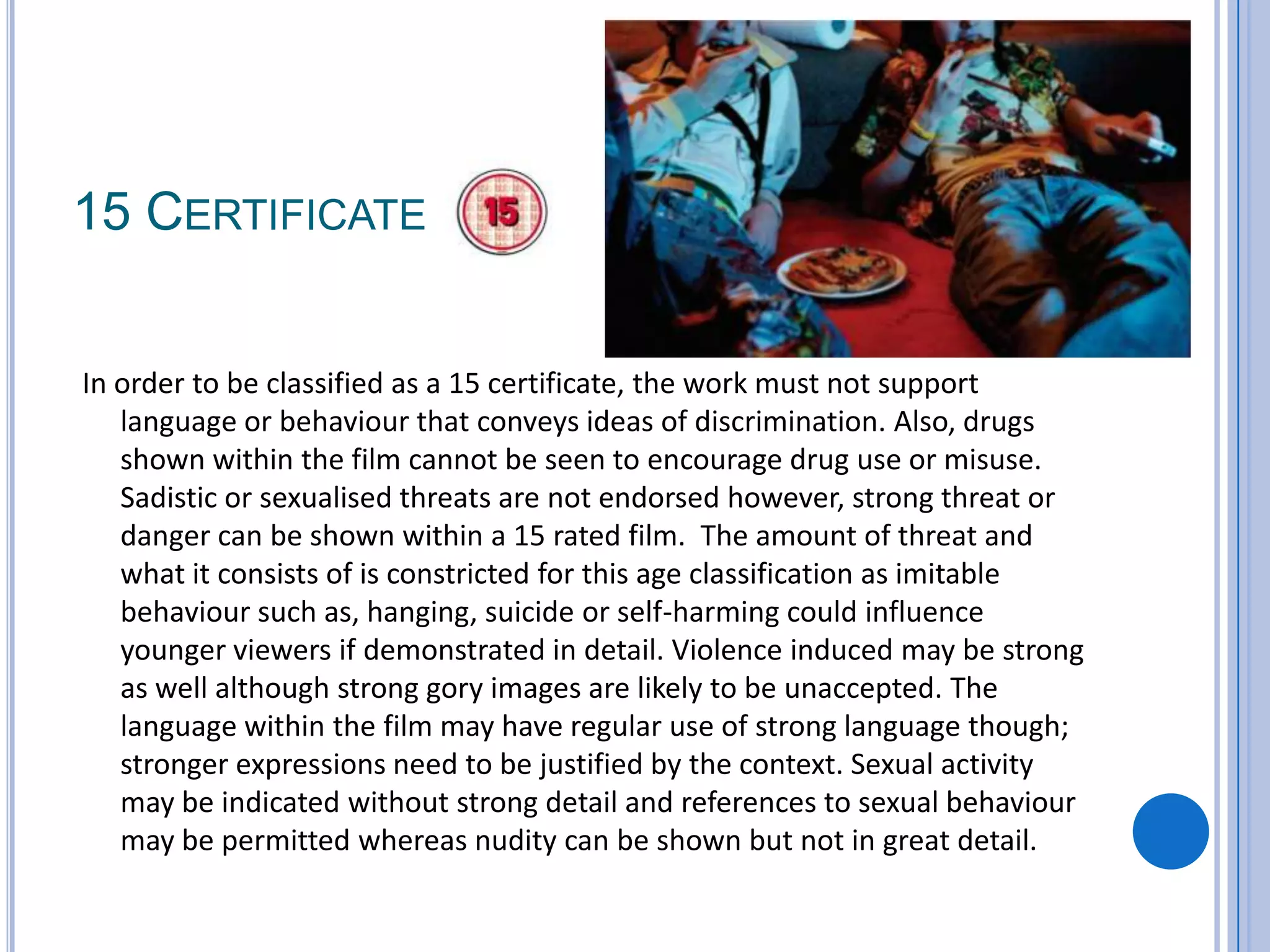 BBFC Certification | PPTX | Movies | Entertainment