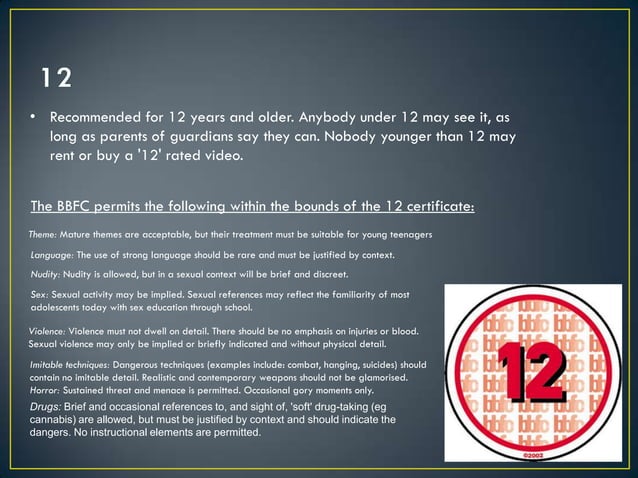 Bbfc classification | PPT