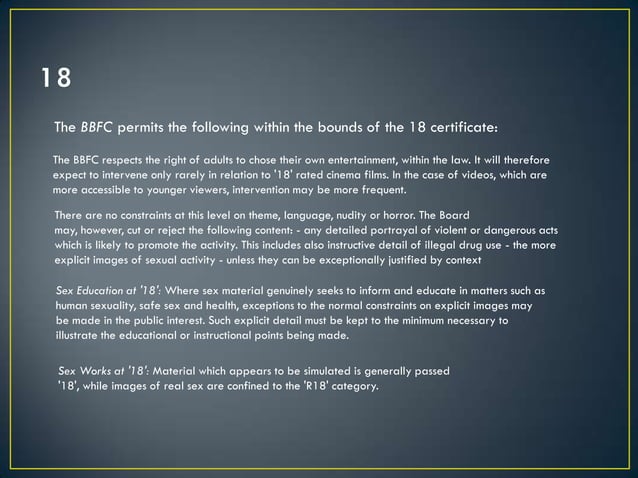 Bbfc classification | PPTX