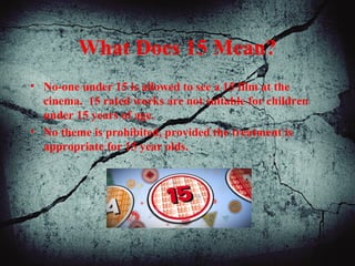 BBFC Film Classification Research | PPT | Movies | Entertainment