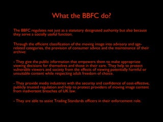 BBFC Presentation | PPT