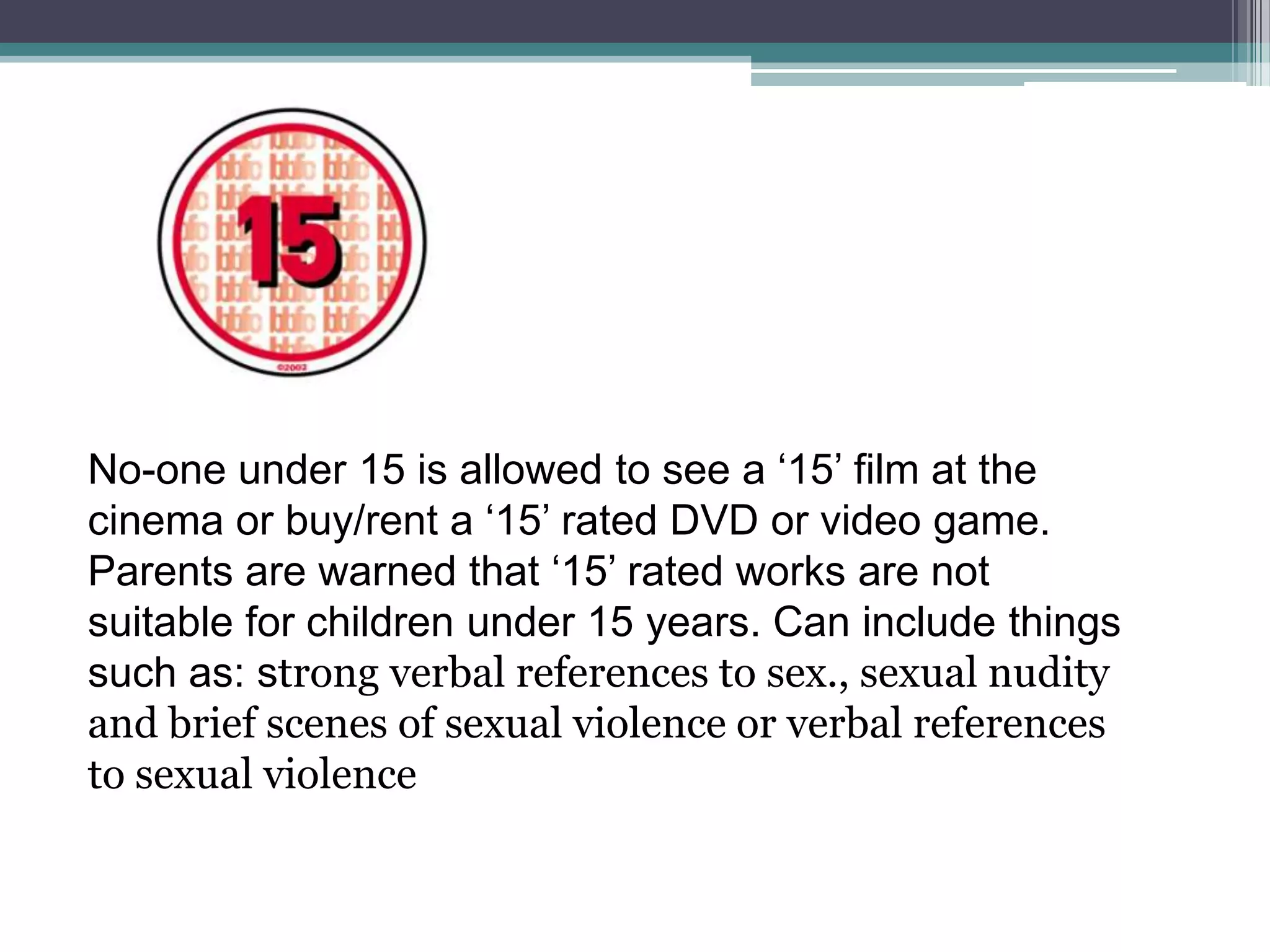 Bbfc rating | PPT