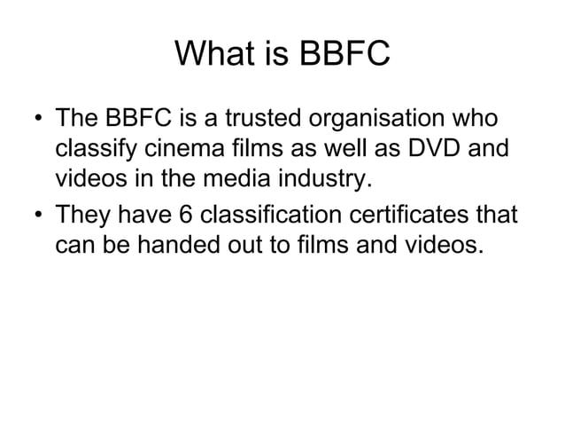 BBFC Rating | PPT